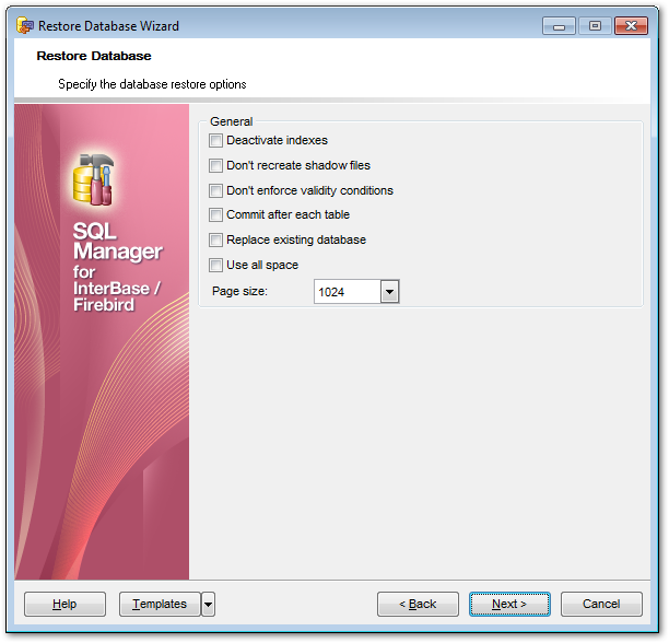 Online Documentation for SQL Manager for InterBase/Firebird | SQLManager